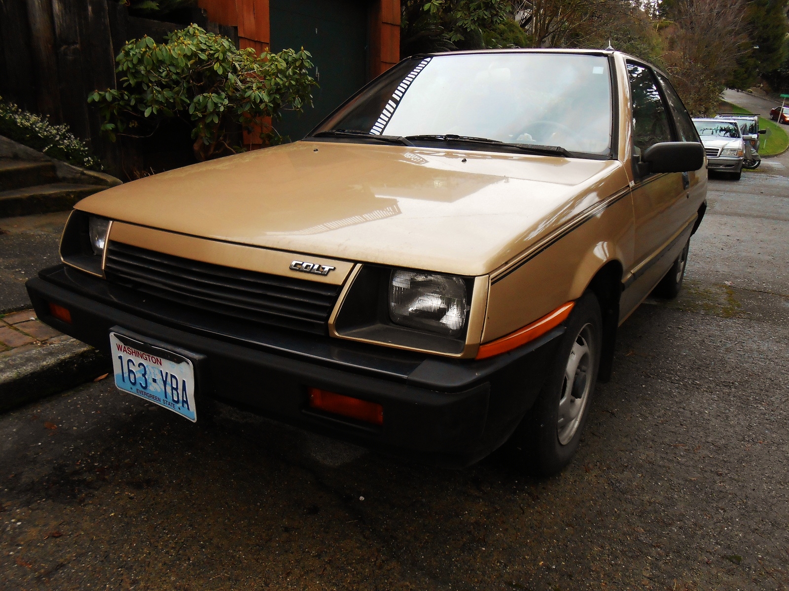 Seattle's Parked Cars: 1985 Plymouth Colt E