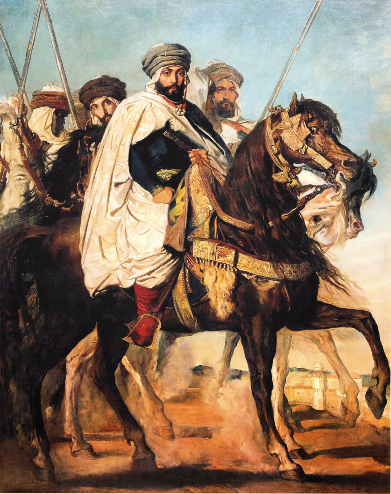 Peinture Française du 19ème Siècle: Ali-Ben-Hamet, Caliph of ...