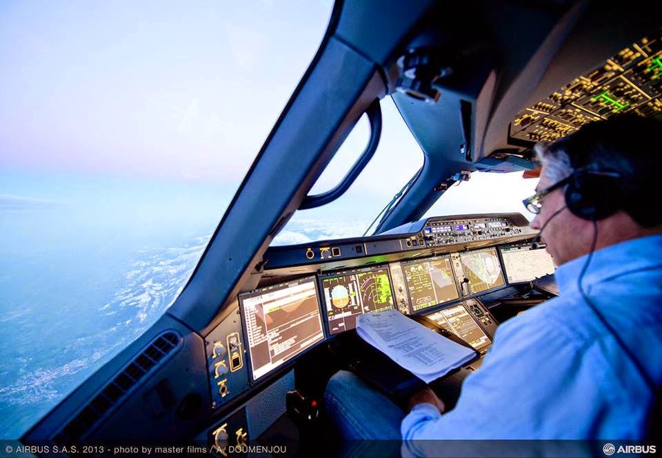 A350 XWB News: In-cockpit Wi-Fi connectivity on A350.
