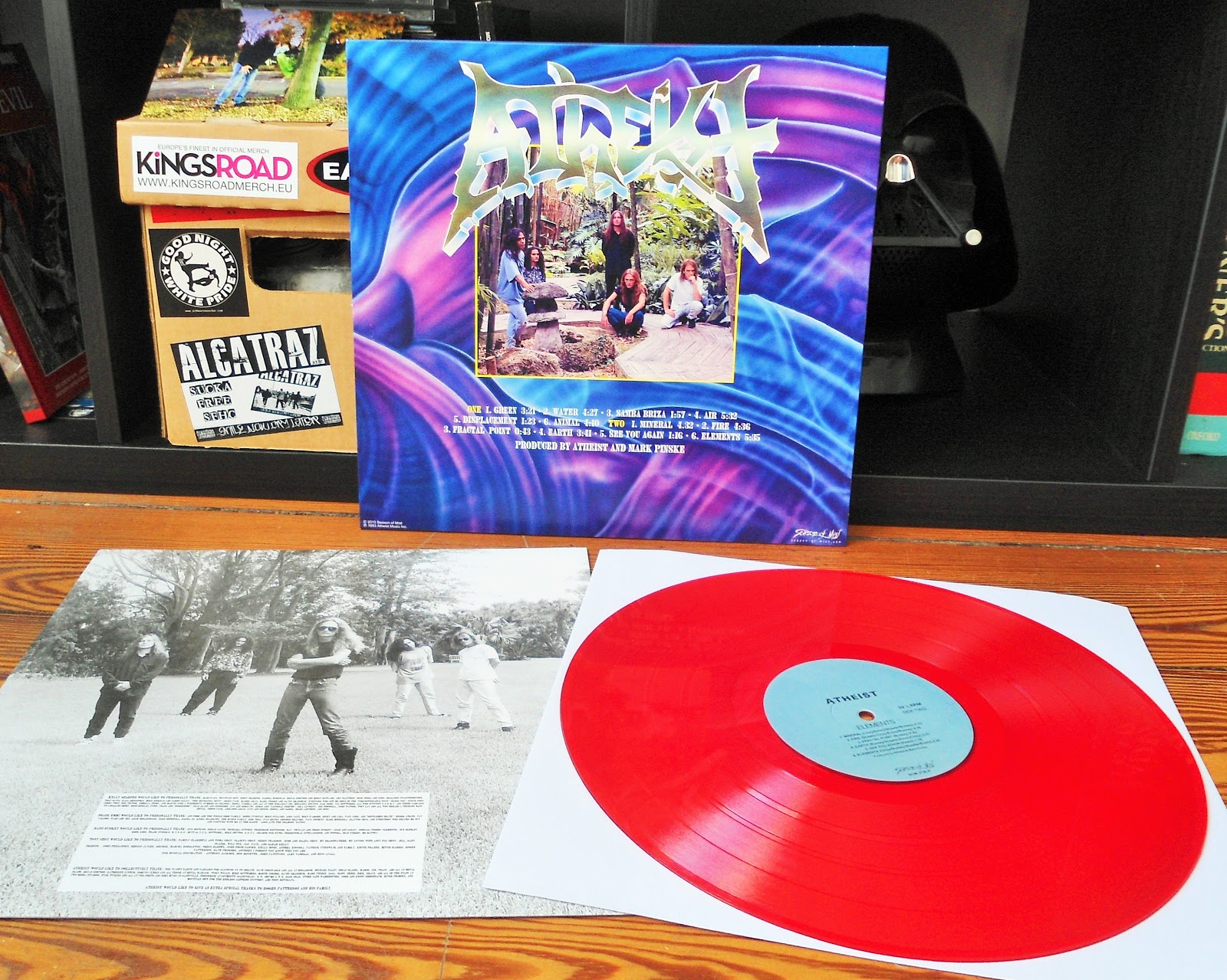 hardcore/metal vinyl: atheist - elements