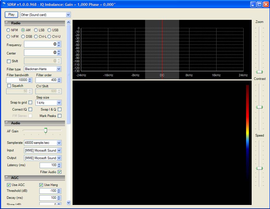 plain white: Breitband -SDR-Rx mit DVB-T Stick
