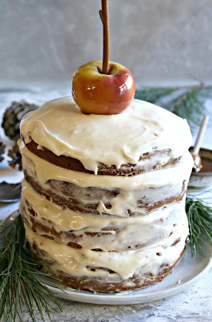 Hungry Couple: Honey Apple Gingerbread Cake