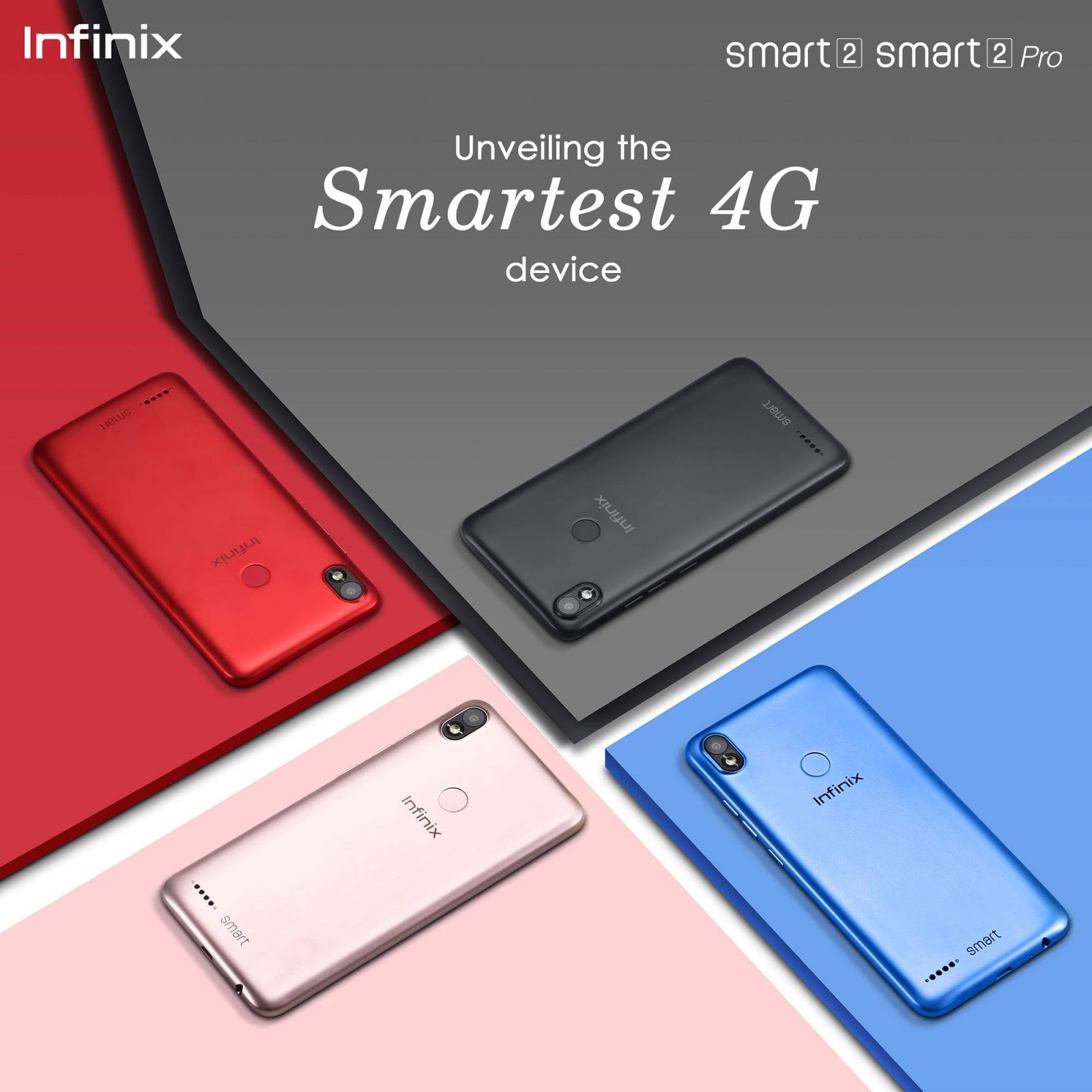 Infinix Smart 2|2 Pro Launched With Face ID, Dual 4G LTE - WizyTechs ...