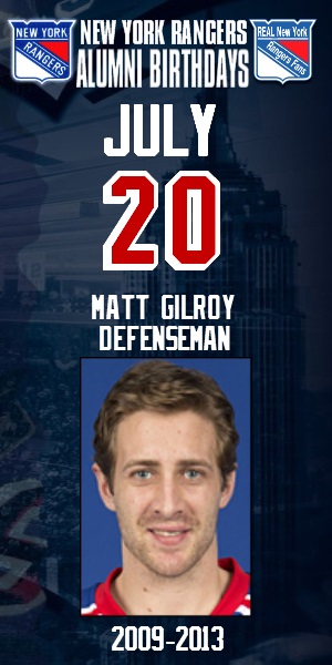REAL New York Rangers Fans: NYR TODAY WED 7/20: Alumni Birthday, TDINYRH
