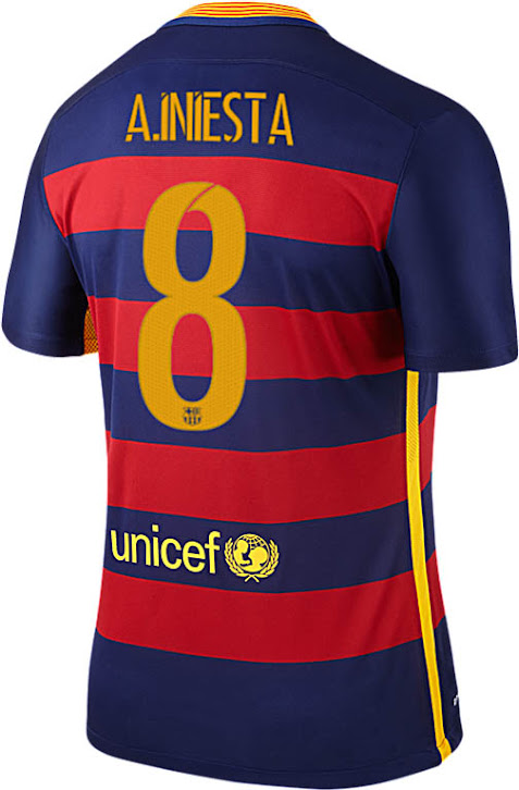 Barcelona Reveal New Typeface for 15-16 Kits - Footy Headlines