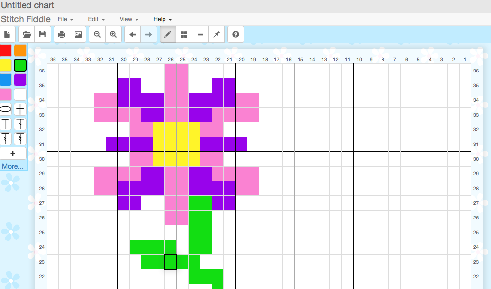 Illuminate Crochet: Creating Crochet Charts in Stitch Fiddle