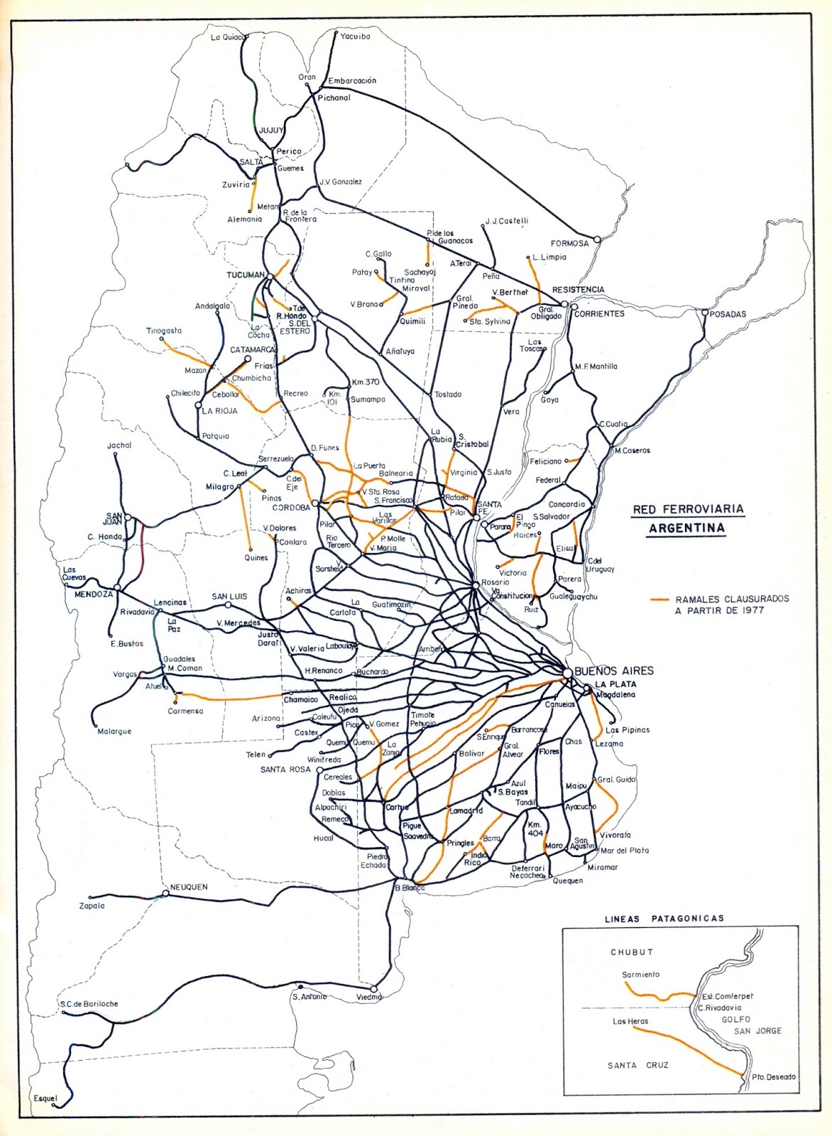 FERROAFICIONADOS ESTACION KM. 29 (GLEW): Mapas de Ferrocarriles ...