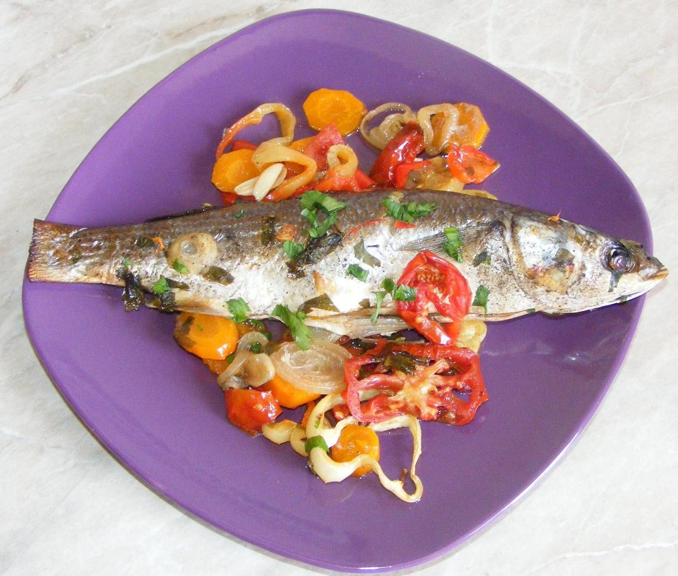 Chefal cu legume la cuptor | Preparatedevis.ro