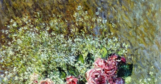 Flowers in a Pot 1878 Claude Monet ~ High resolution Art photos museum ...