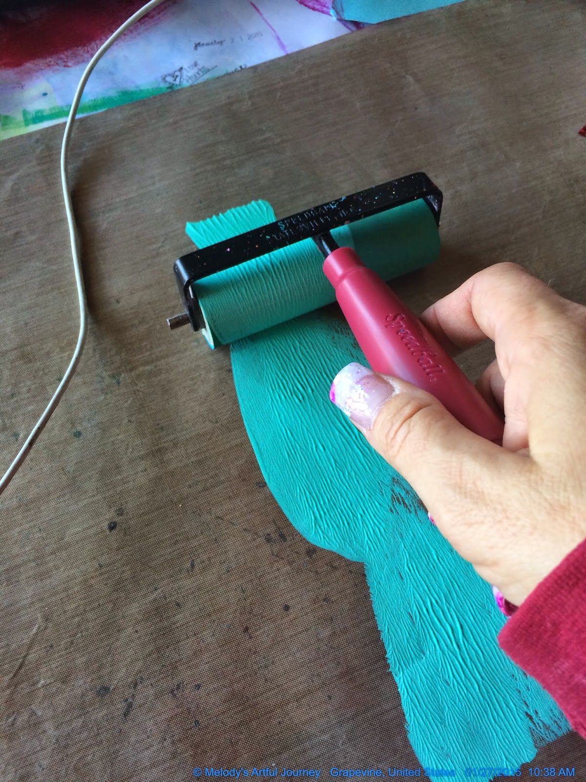 Artful Chicks: Tactic Tuesday - Let's play with the Brayer!!!!