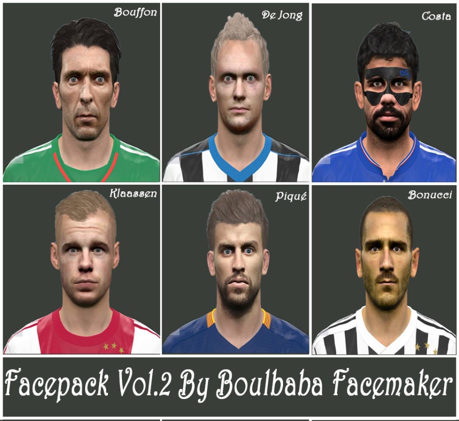 pes-modif: PES 2016 FacePack Vol. 2 By Boulbaba Facemaker