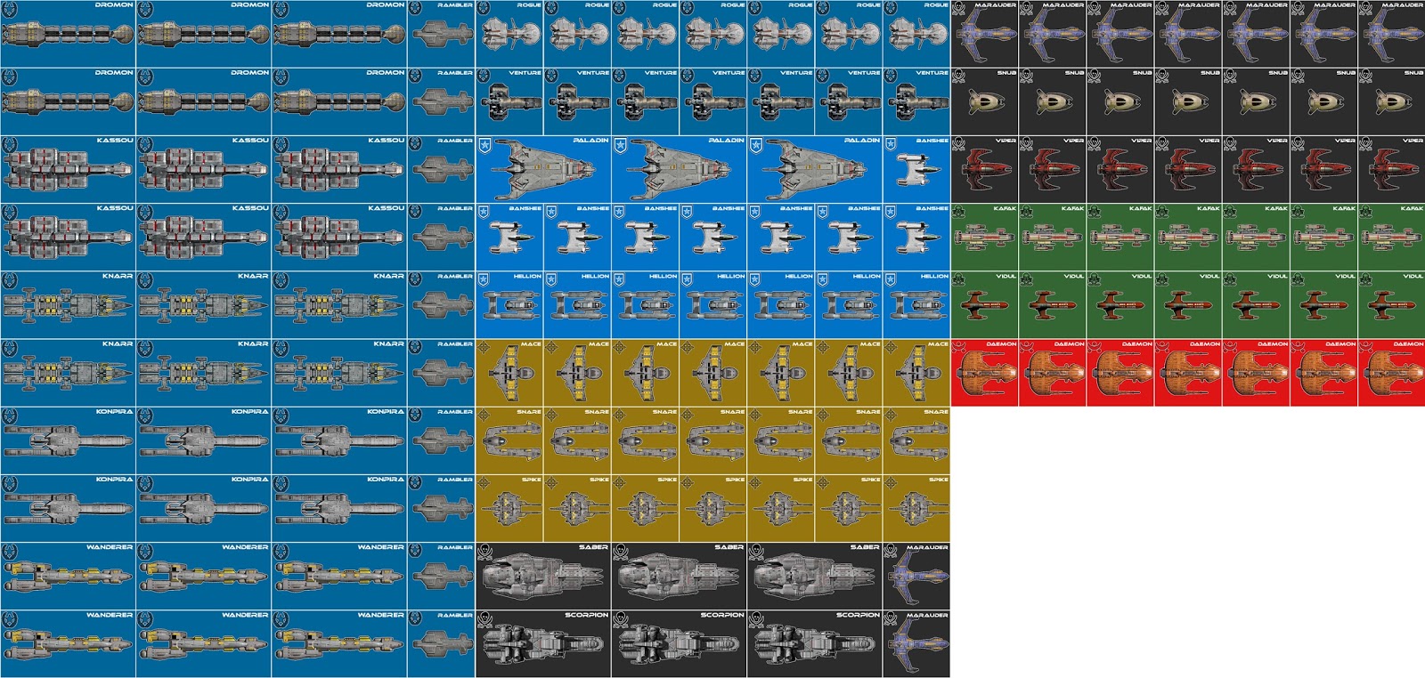 Imperium Chronicles: Ports of Call: Ship Counters (wip)
