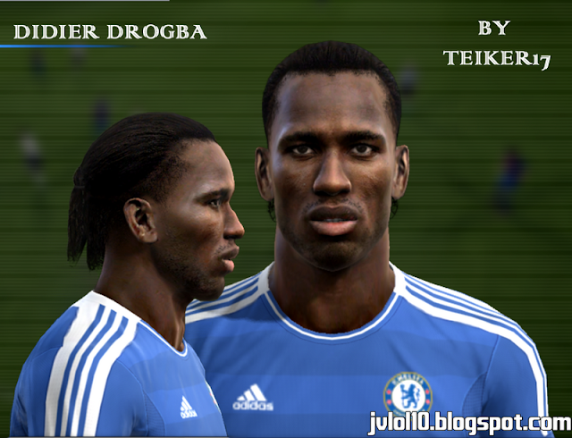Pes Evolution12 - Tudo para PES 2013: PES 2012: DIDIER DROGBAR FACES ...