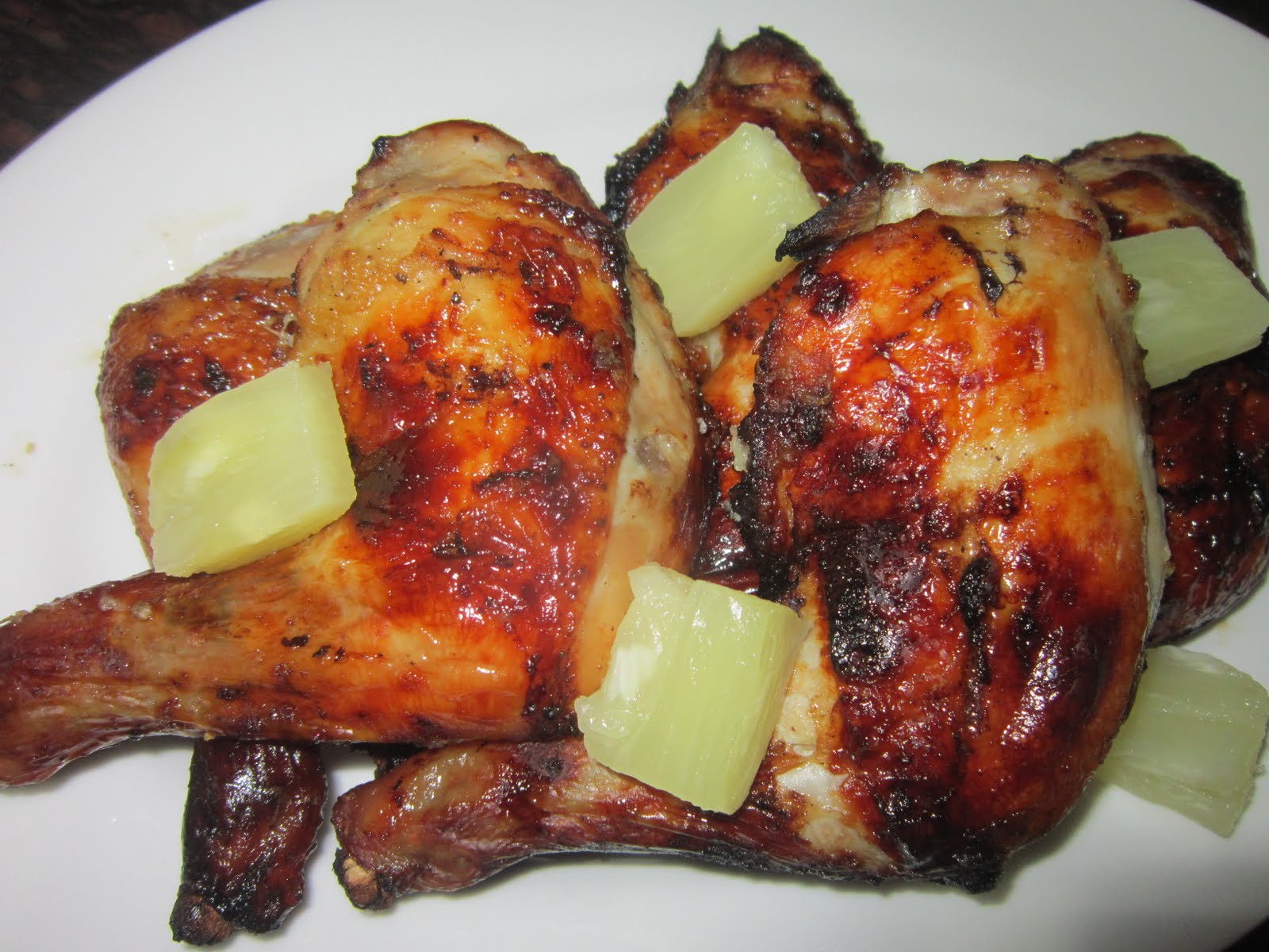 PINEAPPLE MARINATED ROAST CHICKEN
