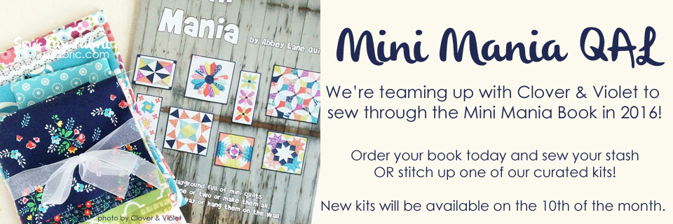 Sew Lux Fabric : Blog: Mini Mania Quilt Along