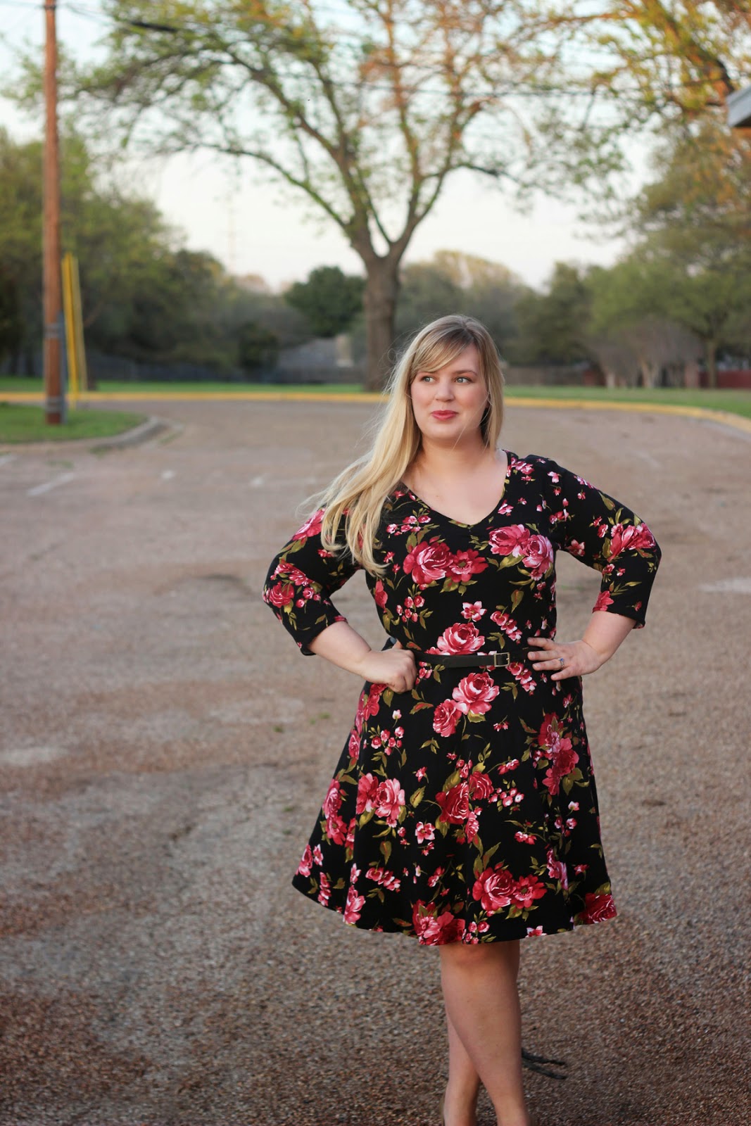 Idle Fancy: Miss Petra and the Rose Clones: BGD Violet Dress