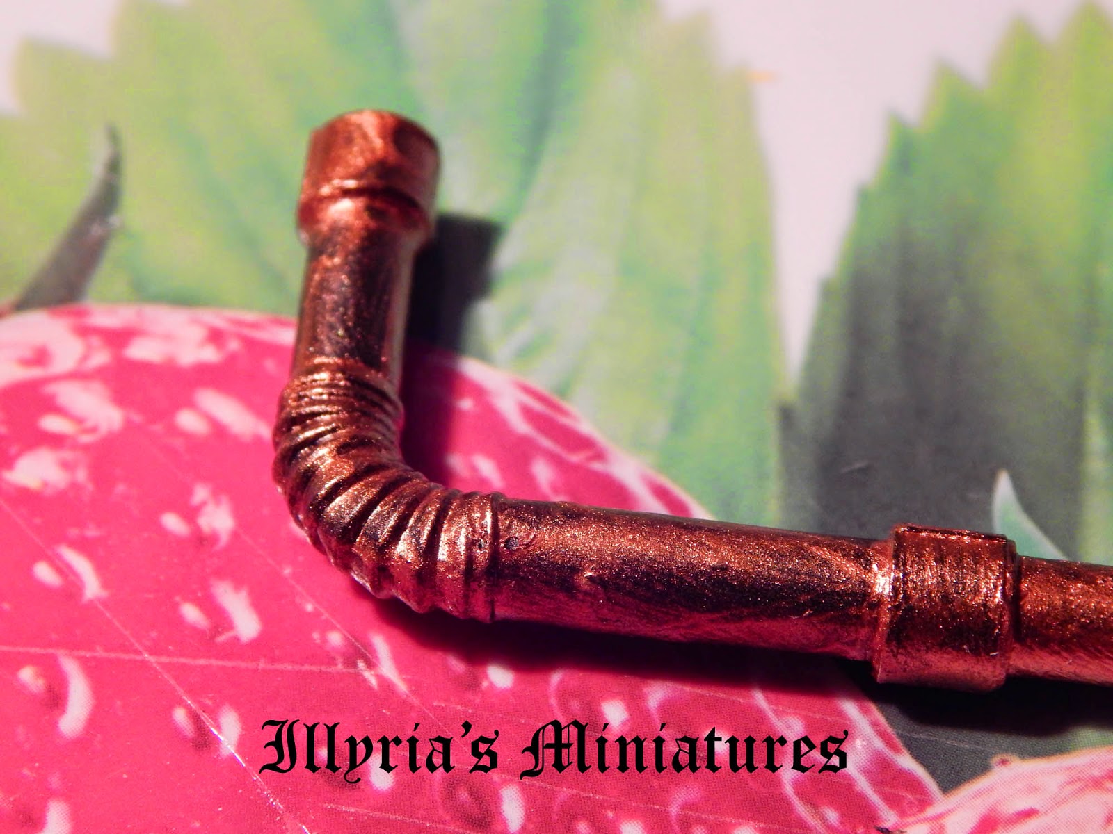 Illyria's Miniatures: Miniature Steampunk Pipe Tutorial in 1:12 scale