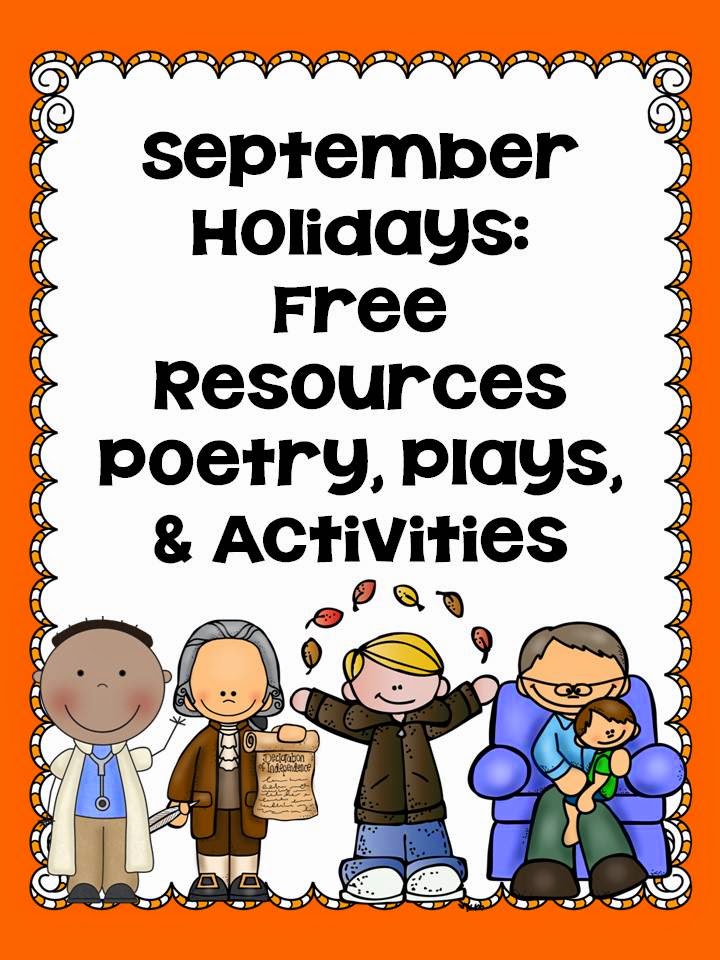 LMN Tree: September Holidays: Free Resources, Poems, Plays, and Activities