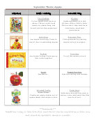 September: Apple and Farm Theme