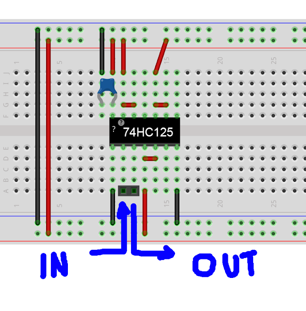 音源とオーディオの電子工作（予定）: ロジックICでクロックノイズを低減する
