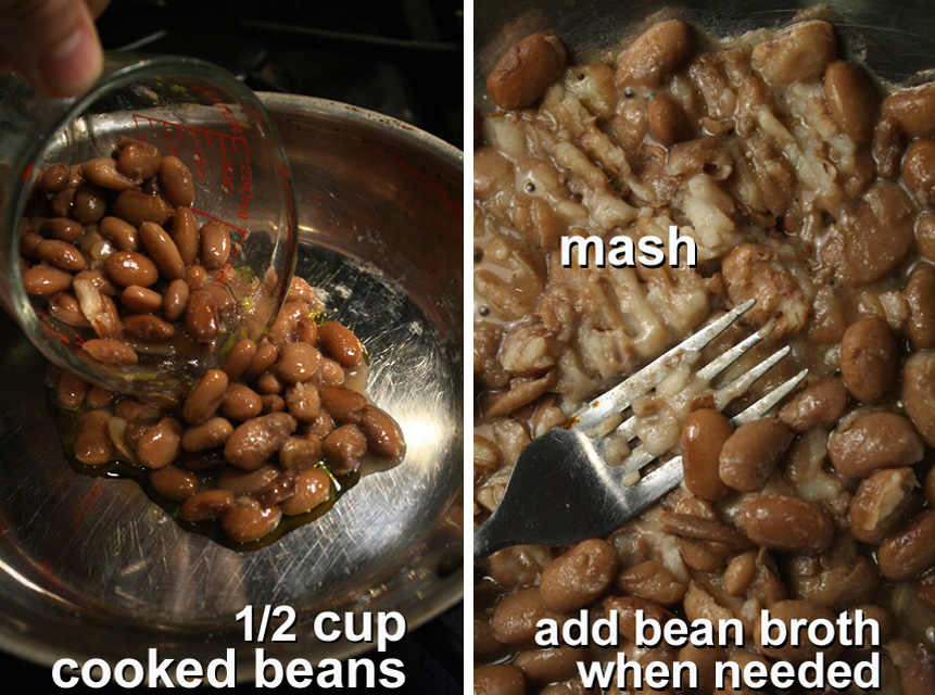 The 99 Cent Chef Scrambled Eggs And Refried Beans Video Recipe