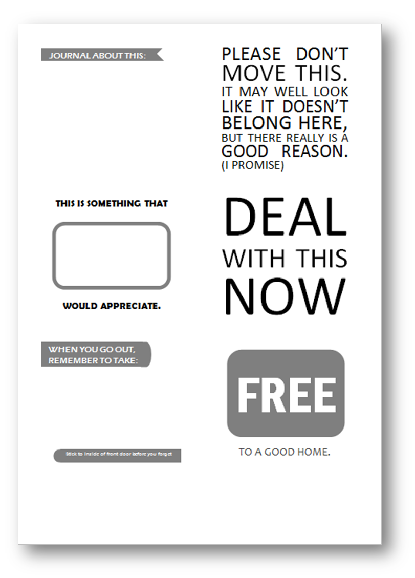 My Life All in One Place: The Printed Post-It Notes Project