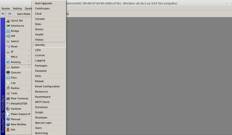Mengenal Sub Menu Winbox - all for you