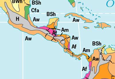 The Geography of Costa Rica: Costa Rica's Climate