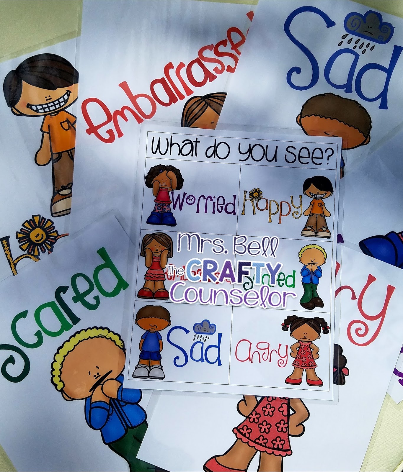 Emotions Sliders (Empathy Builders) - Mrs. Bell The Crafty Counselor