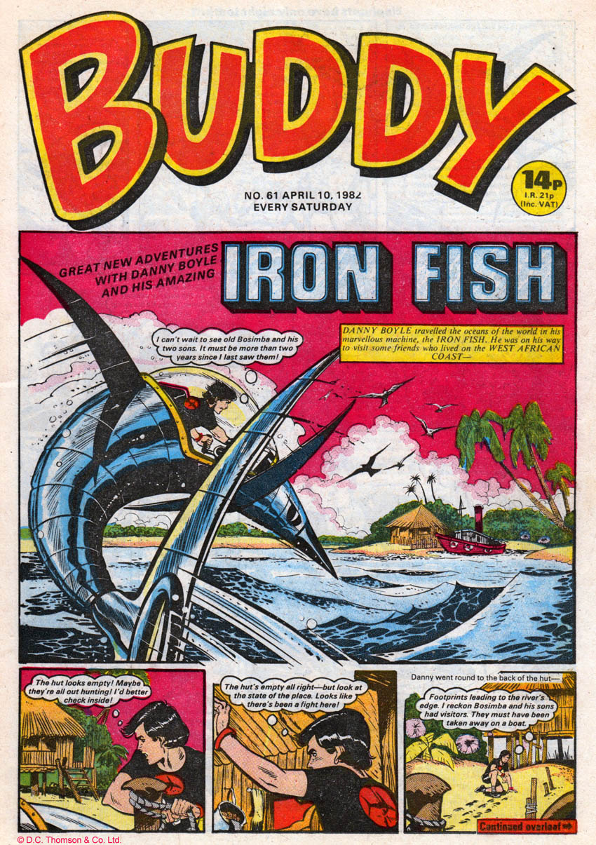 BLIMEY! The Blog of British Comics: The IRON FISH becomes reality!