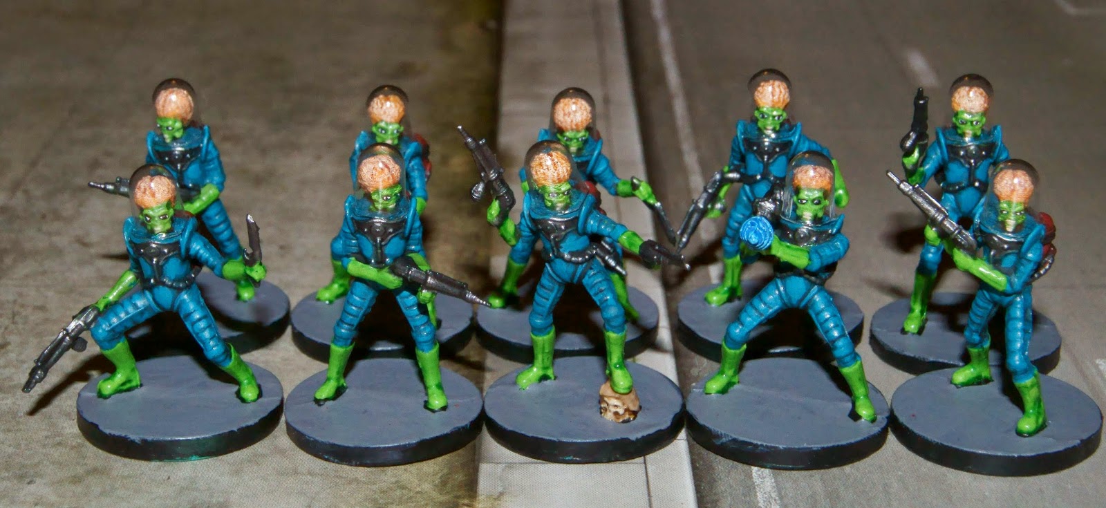Keith's Tabletop Gaming / Painting Blog: Mars Attacks - More Martians ...