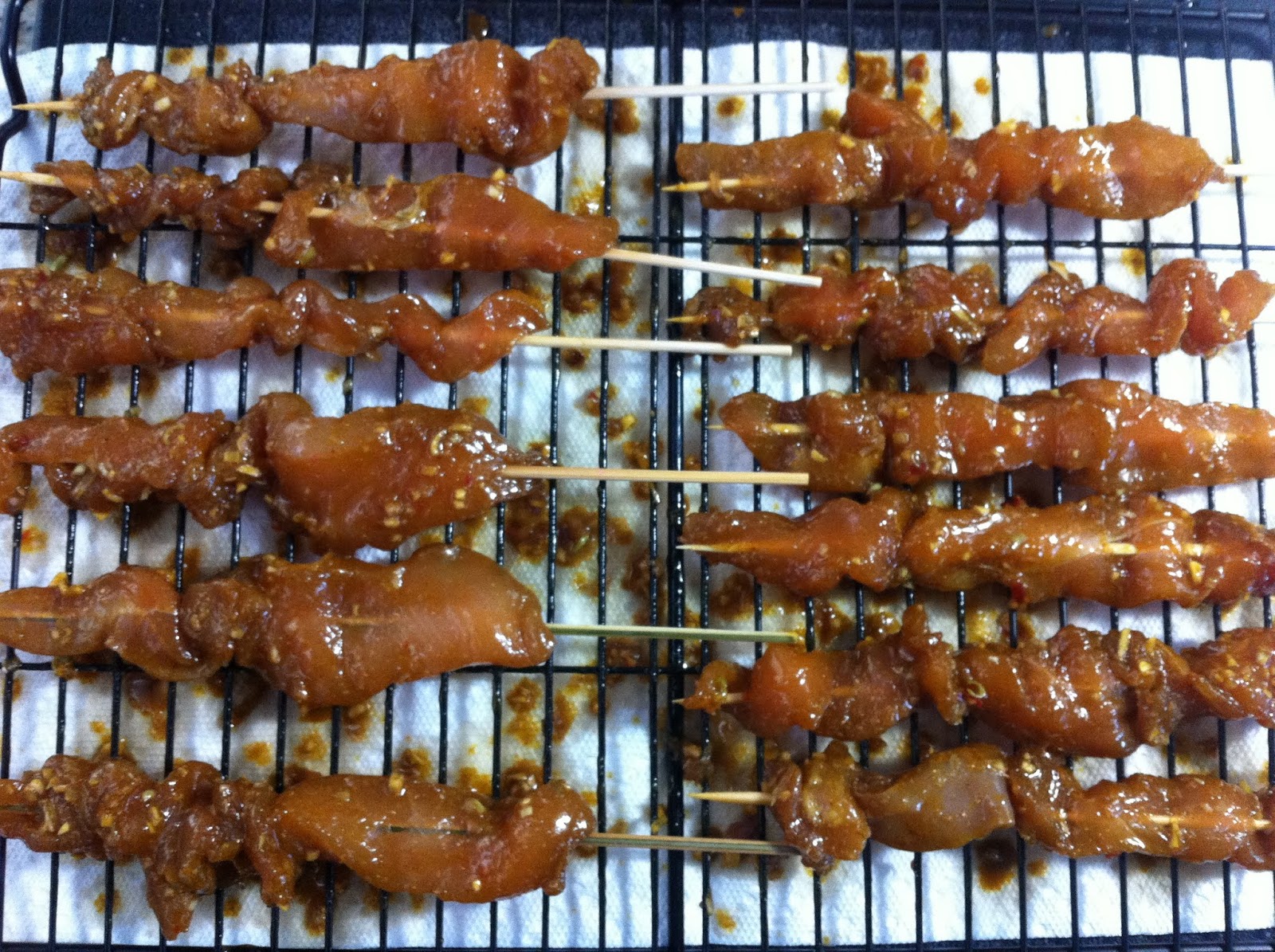 Cooking with SAHD: Chicken Satay with Peanut Sauce and Thai Slaw