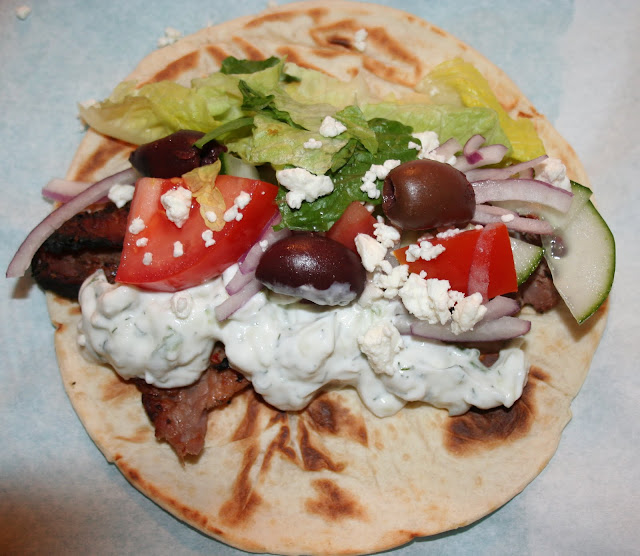 Cheers to Happy: Pork Gyros....