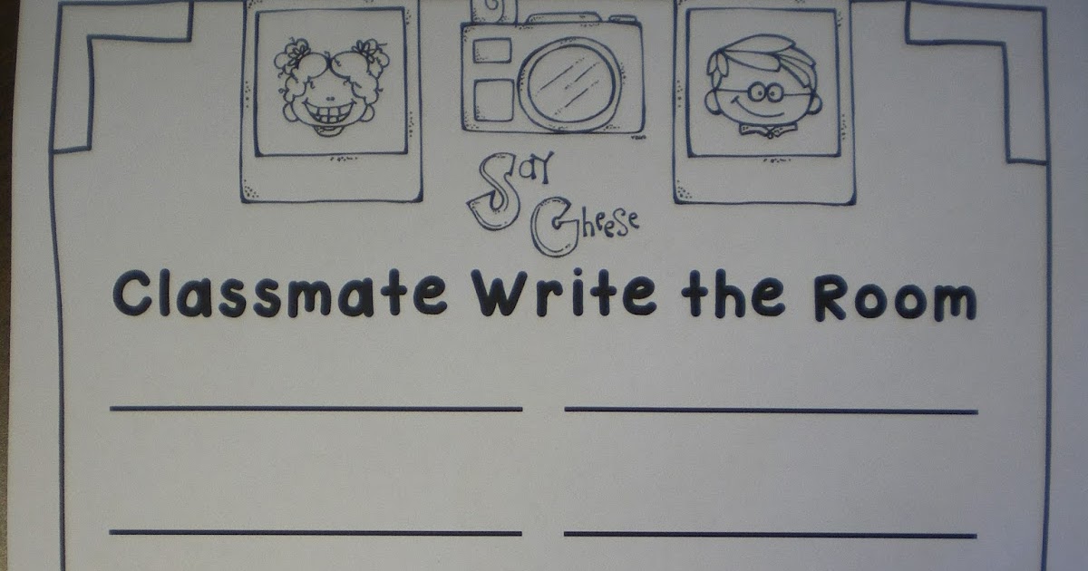 Classmate Write the Room and More Literacy Centers | Mrs. Bremer's Class