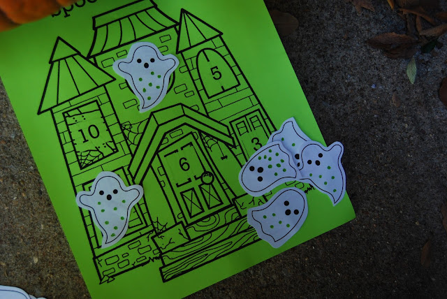 Momfessionals: Hands on Halloween - Letter Recognition and Math Activity