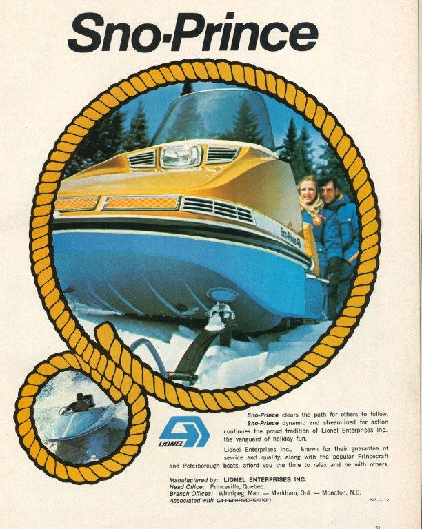 Snow Prince Snowmobile
