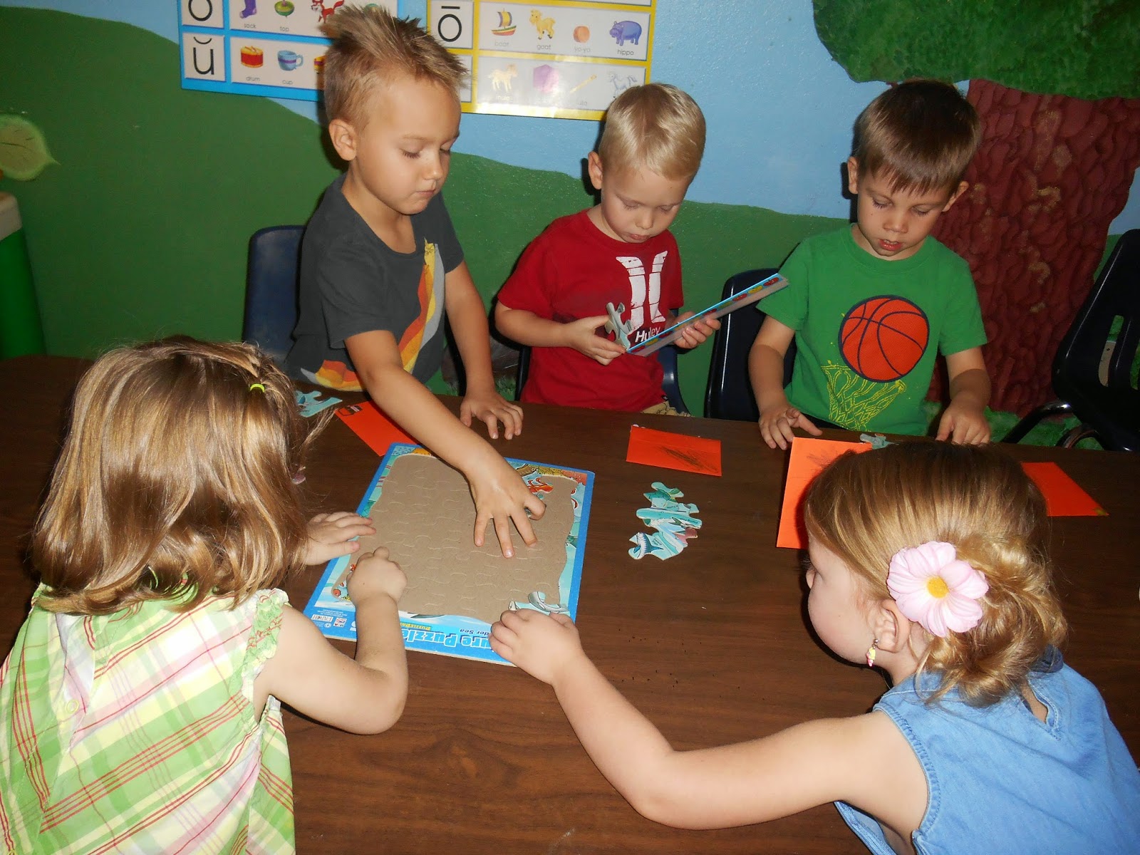Preschool: Letter O, ocean and octopus