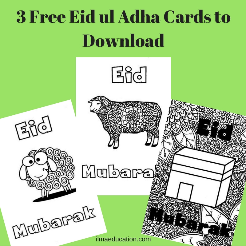 ILMA Education: 3 Free Eid ul Adha Cards to Download