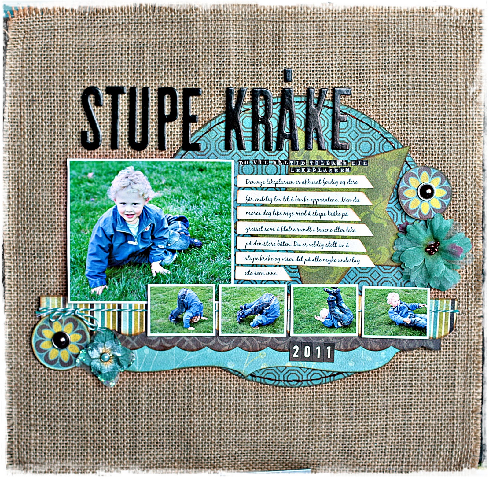 Christin aka Umenorskan scrapper: Stupe kråke - DT Scrap-Perra