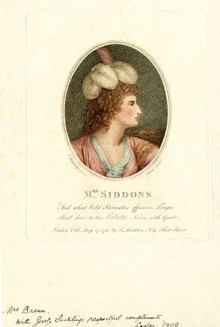 Spencer Alley: The Stage and Mrs Siddons in the Print Trade