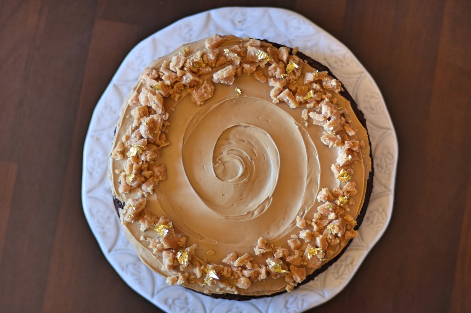 Sticky Ginger Cake with Coffee Frosting | Sophie Loves Food