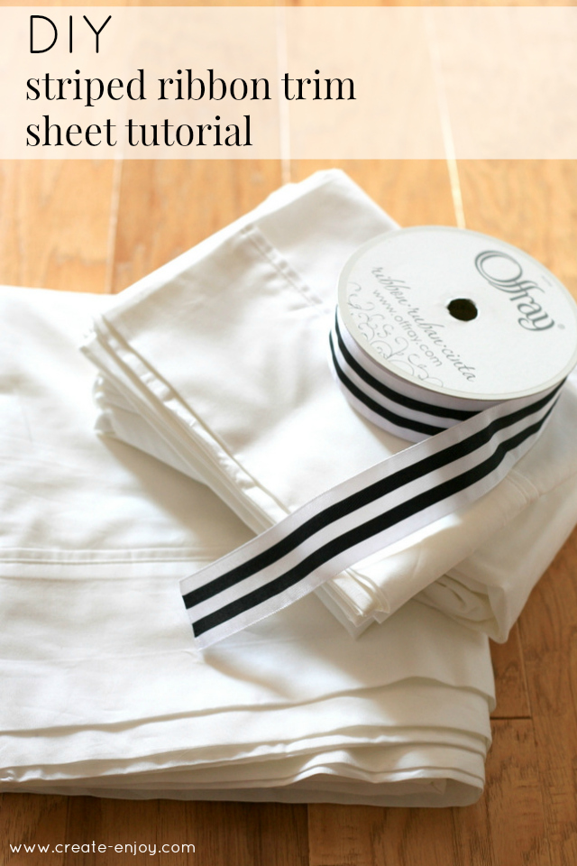 DIY Striped (Ribbon) trim sheet tutorial! / Create / Enjoy