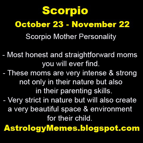 Scorpio MotherAstrology Craze