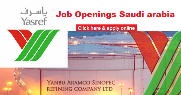 YASREF YANBU REFINING COMPANY JOB OPENING | SAUDI ARABIA
