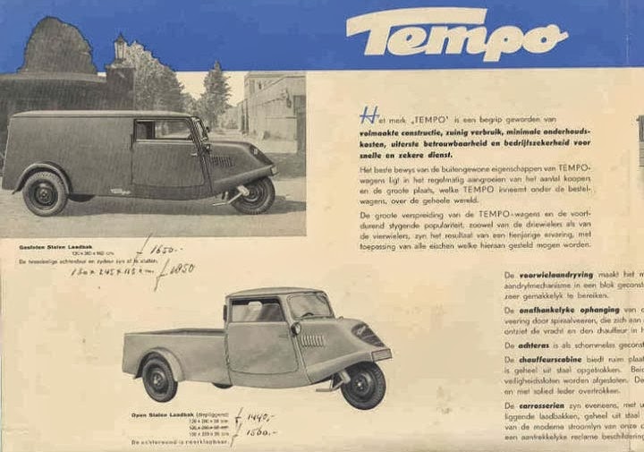 Project Tempo: 1939 Tempo Brochure - German