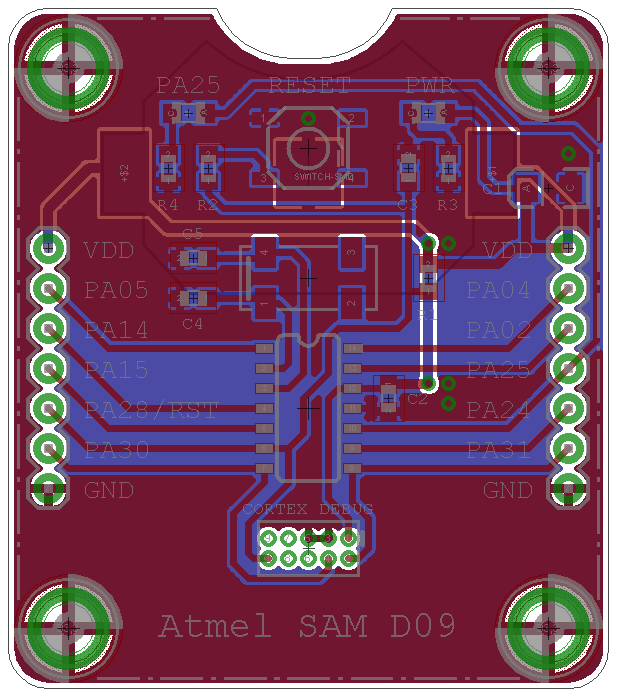 The Sync Channel Blog: Atmel SAM D09 Development Board