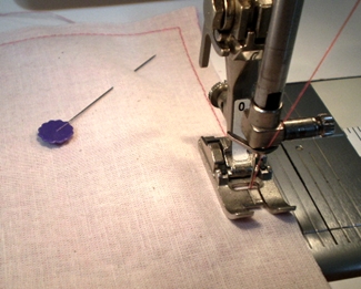 Making It With Help: Sewing the Easiest Ever Lined Drawstring Bag