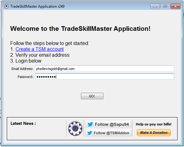 Phat Lewts' Gold Blog: Installing and Setting up the TSM App