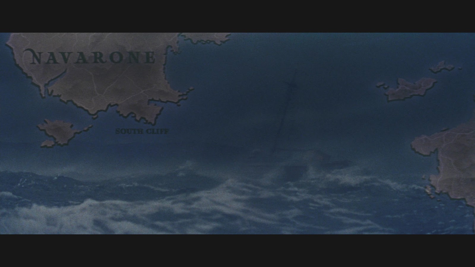 model ships in the cinema: The Guns of Navarone 1961