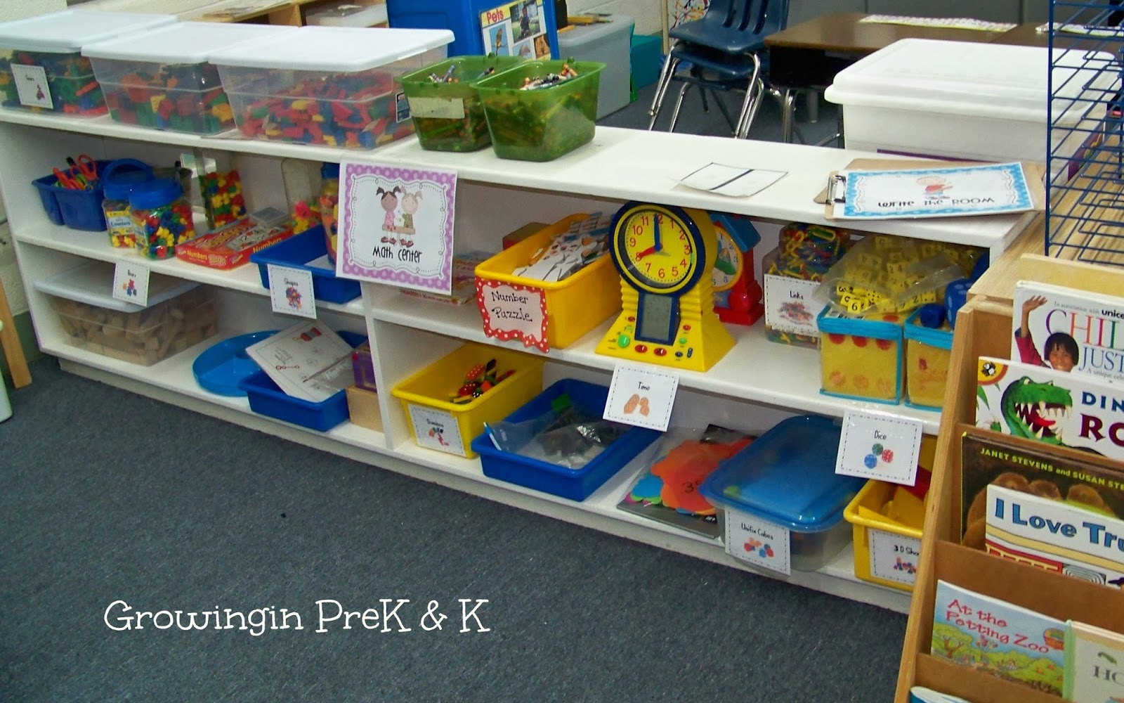 GrowinginPre-K and K: A Peek into my New Classroom (and a FREEBIE)